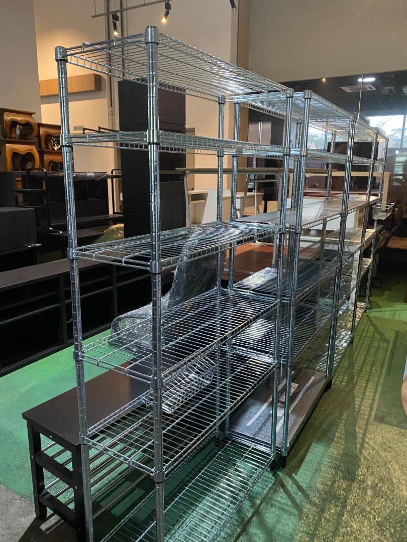 Ikea Omar Metal Shelving Rack, Furniture & Home Living, Furniture ...