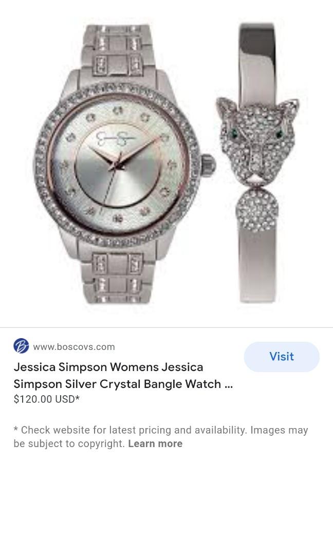 Jessica Simpson Watch, Luxury, Watches on Carousell