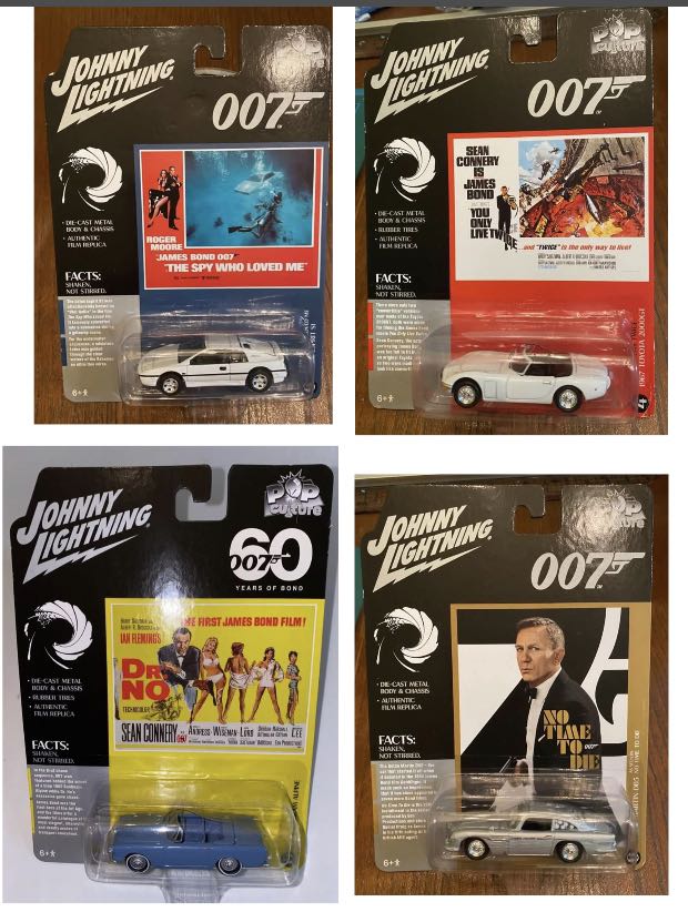 Johnny Lightning 007 James Bond -Dr No. the spy who love me Lotus ...