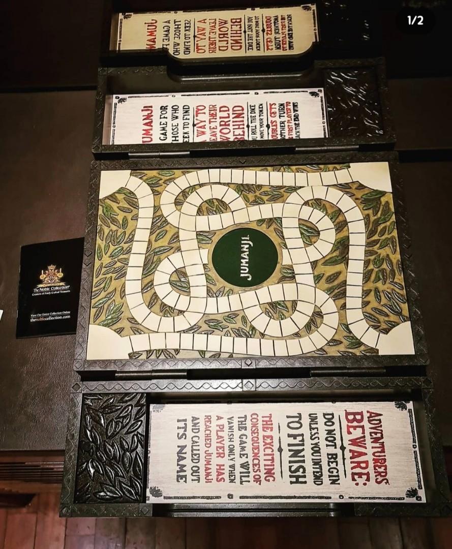 Jumanji original collector edition limited edition set game, Hobbies ...