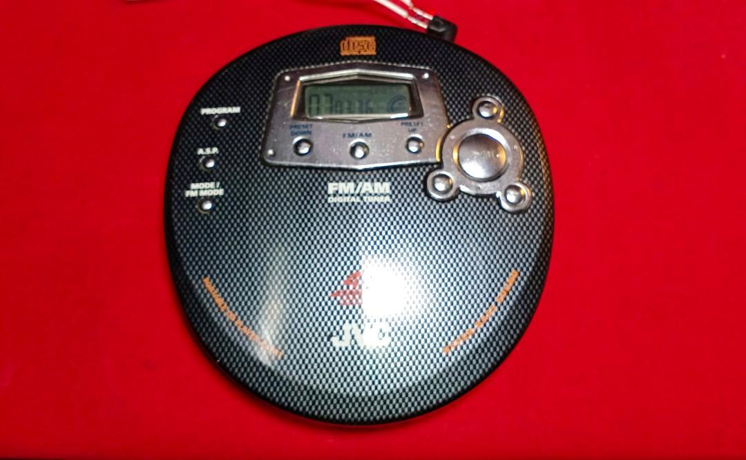 JVC Portable CD Player with AM/FM Tuner, Audio, Portable Music Players ...