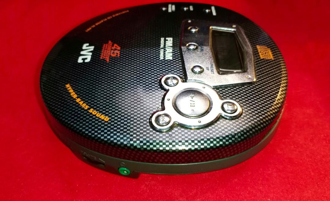 JVC Portable CD Player with AM/FM Tuner, Audio, Portable Music Players ...