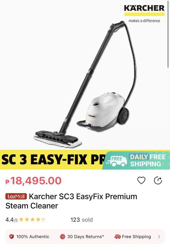 Karcher SC3 Premium Steam Cleaner, Furniture & Home Living, Cleaning ...