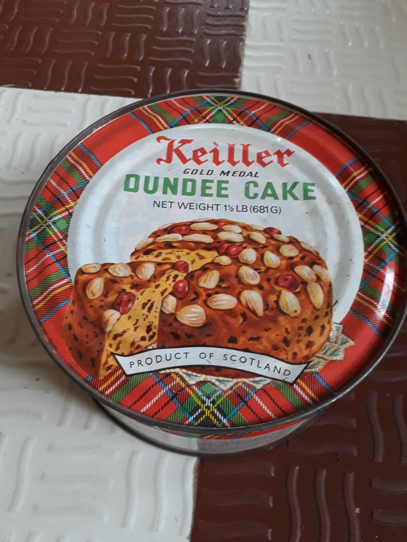 Keiller , DUNDEE CAKE EMPTY TIN , Made in Scotland - vintage ...