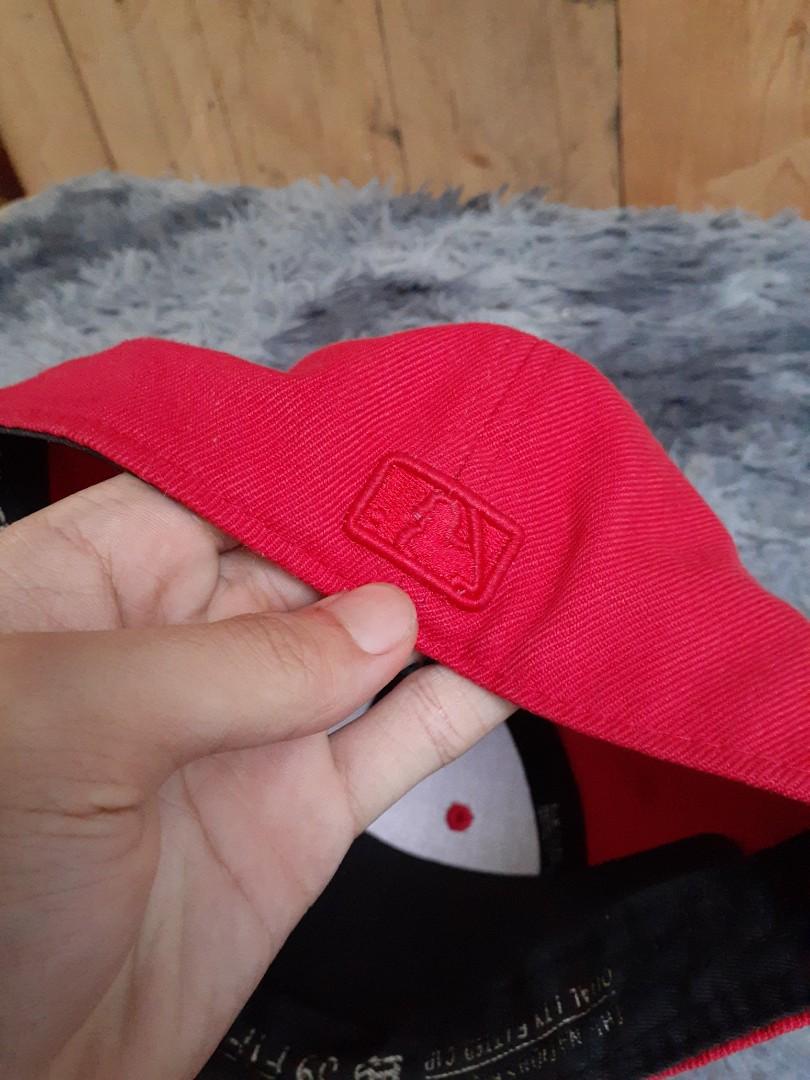 LA RED DOME NEW ERA CLOSECAP, Men's Fashion, Watches & Accessories ...