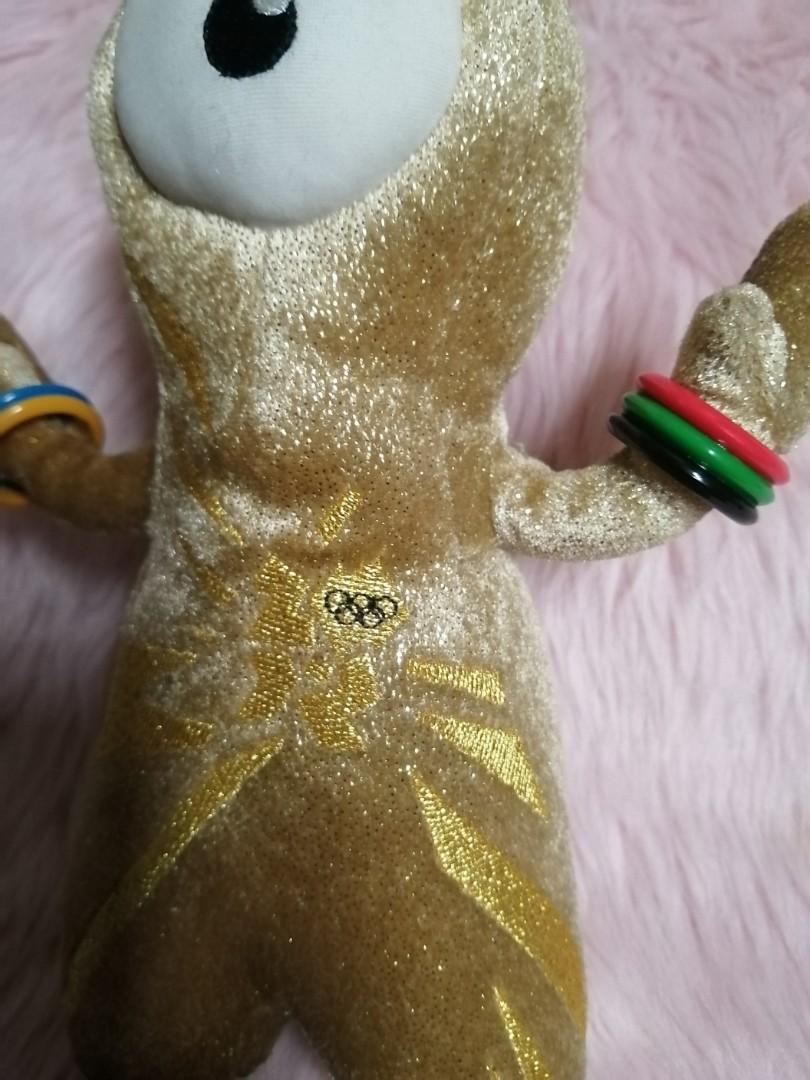 London 2012 Olympics Limited Edition UK Gold Wenlock Mascot Plush ...