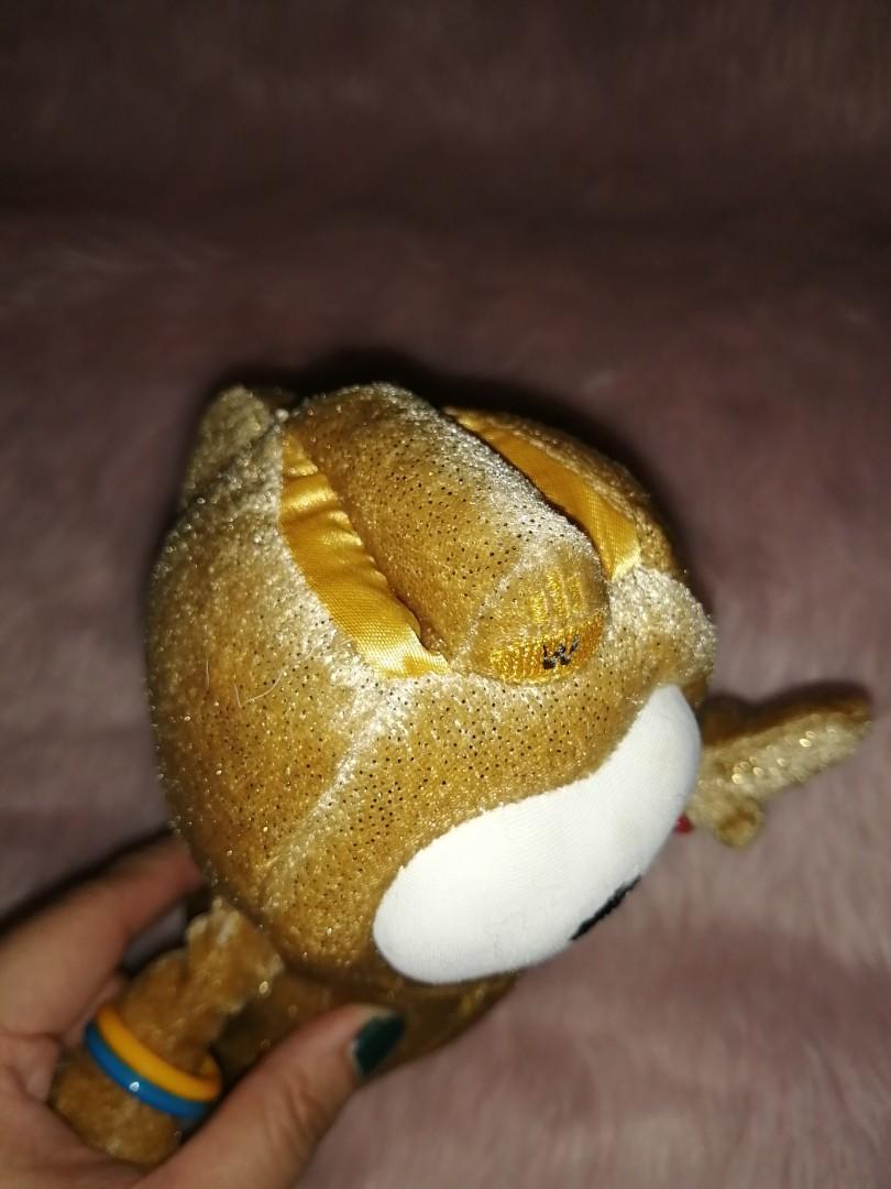 London 2012 Olympics Limited Edition UK Gold Wenlock Mascot Plush ...