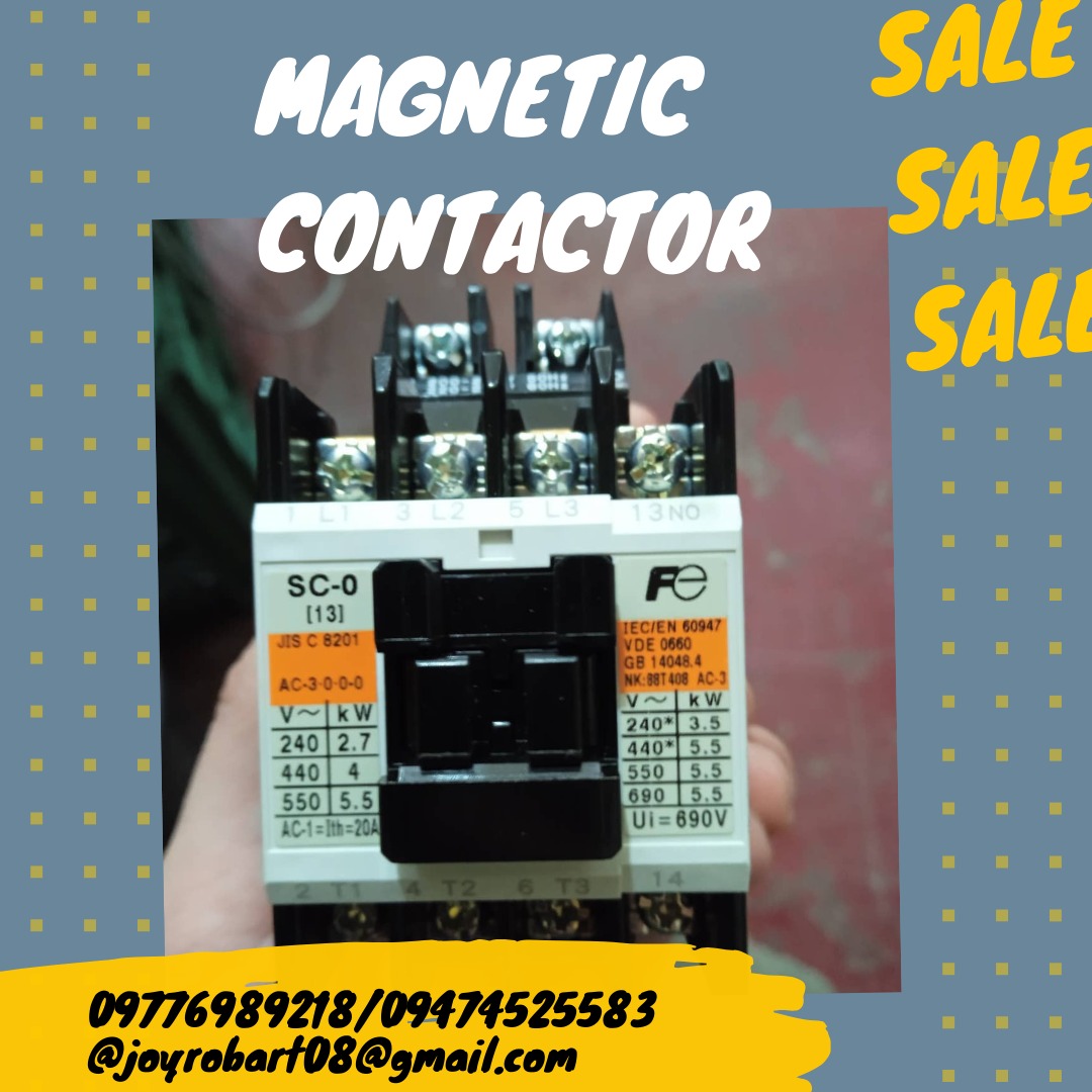 MAGNETIC CONTACTOR SC-0, Commercial & Industrial, Construction ...