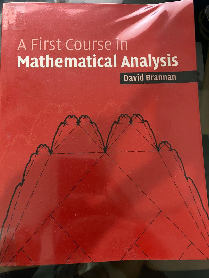 Mathematical Analysis, Hobbies & Toys, Books & Magazines, Textbooks on ...