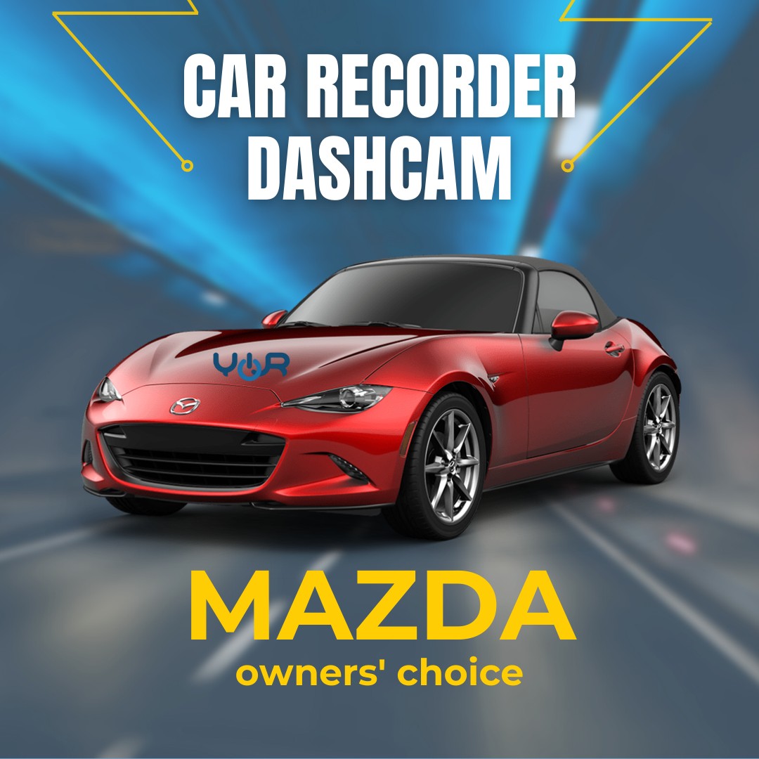 Mazda Dash Cam with Front & Rear Recording Camera + GPS + Installation ...