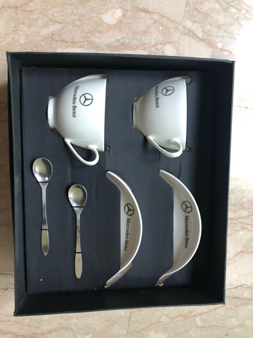 Mercedes coffee set, Furniture & Home Living, Kitchenware & Tableware ...
