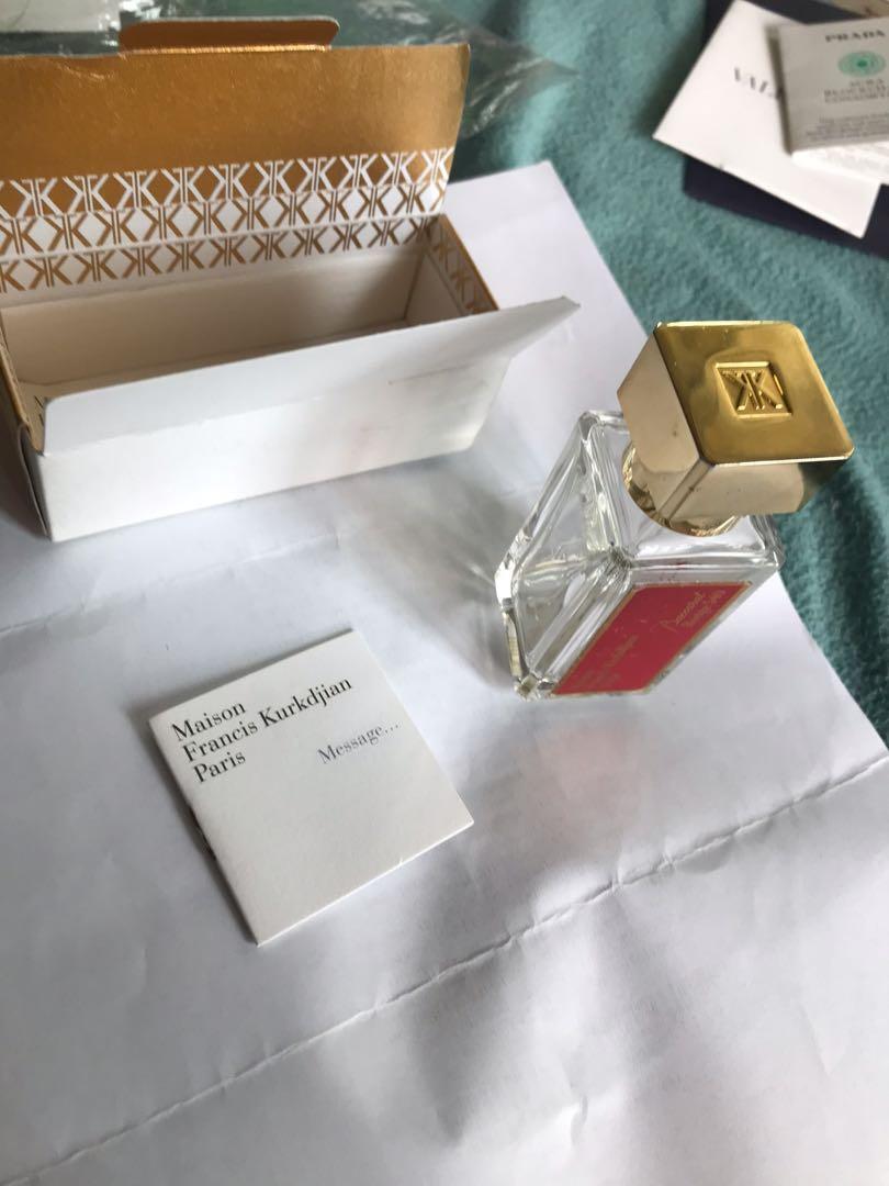 mfk baccarat bacarat maison francis kurkdjian paris botol kosong original authentic tebal mewah ...