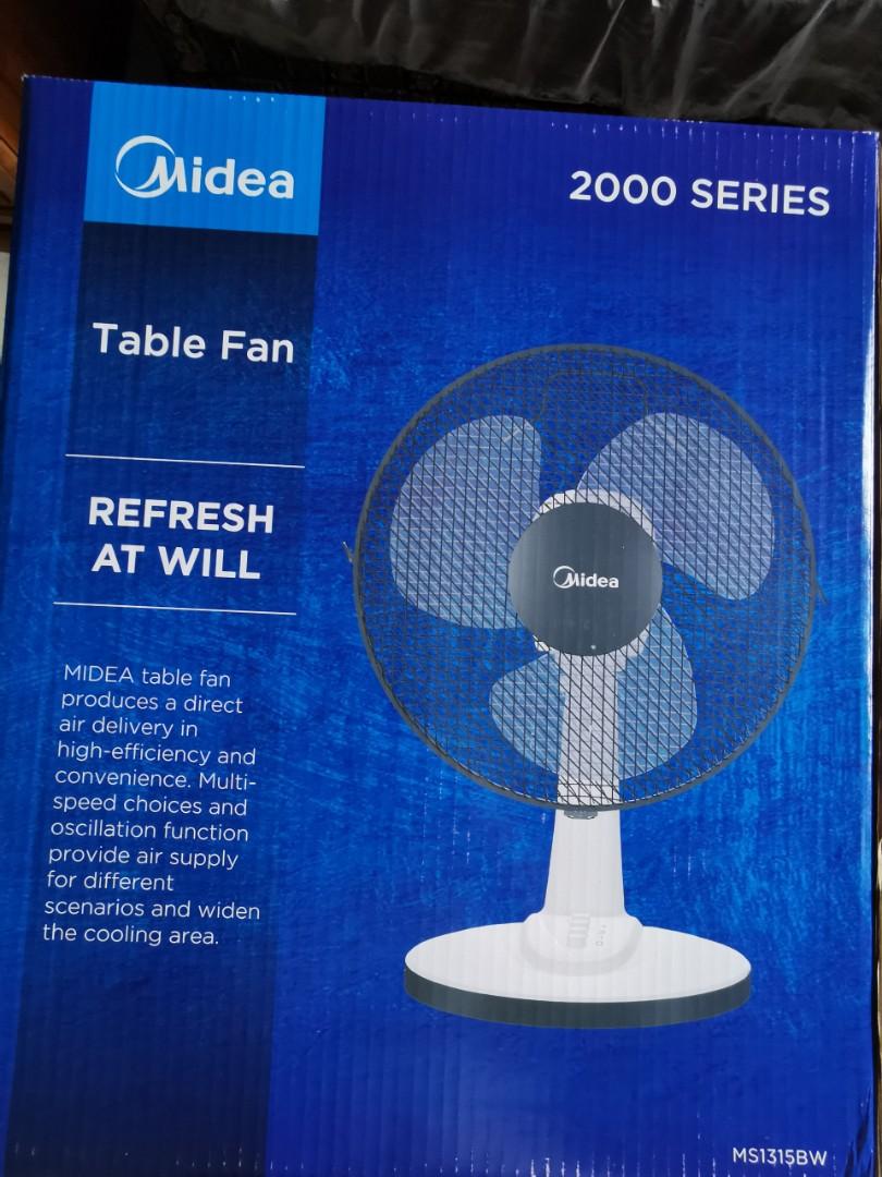 Midea Table Fan, Furniture & Home Living, Lighting & Fans, Fans on ...