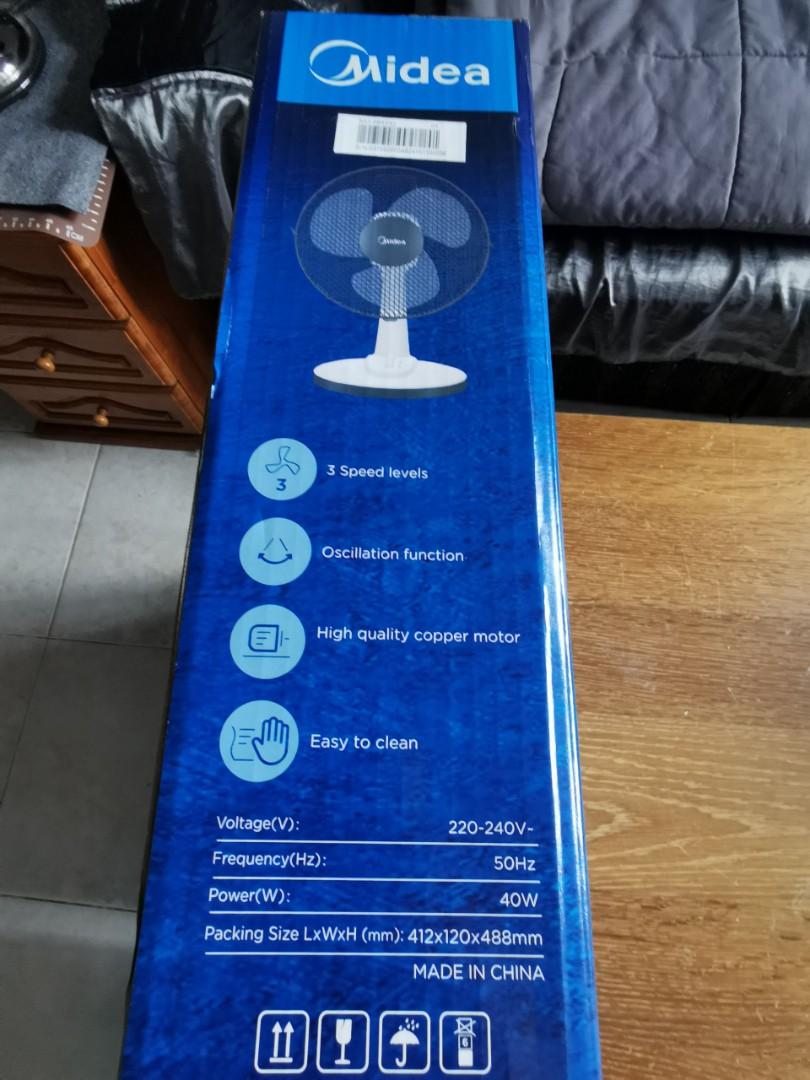 Midea Table Fan, Furniture & Home Living, Lighting & Fans, Fans on ...
