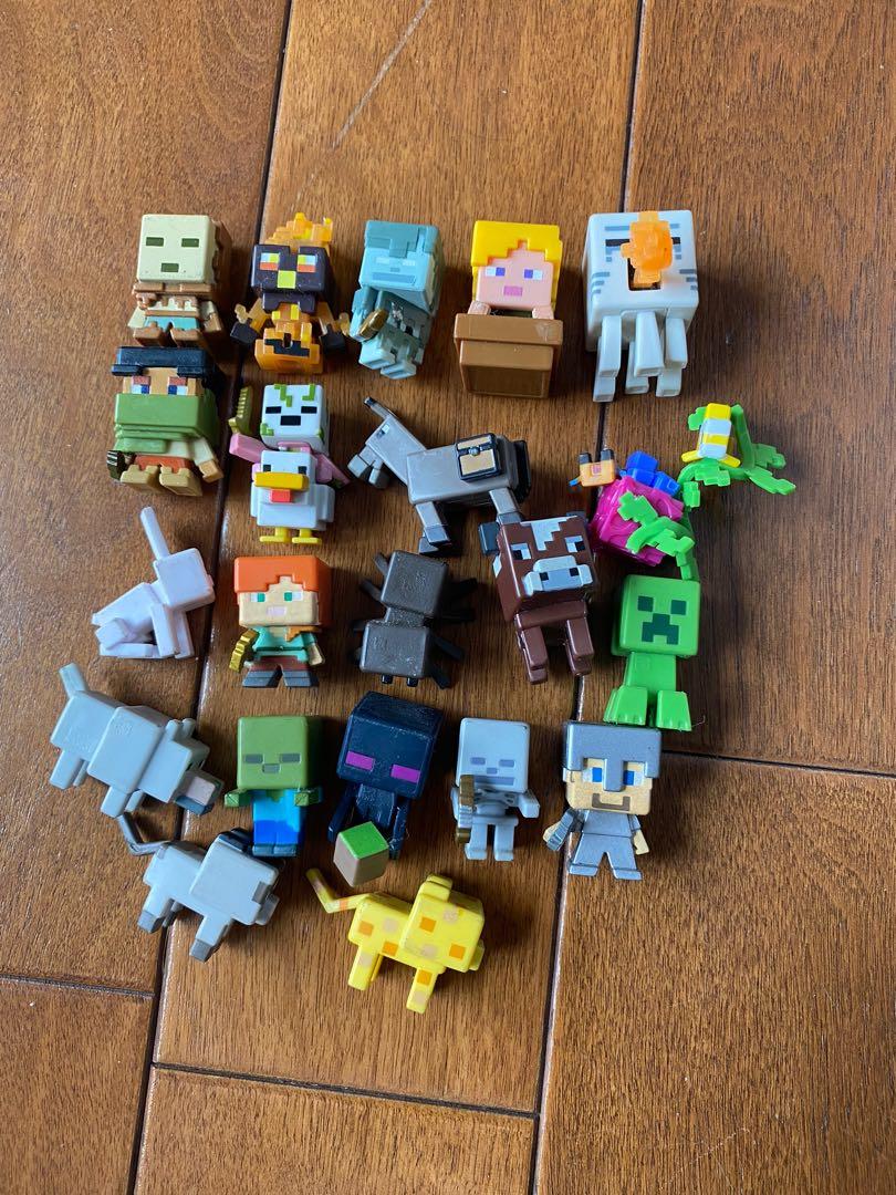 Minecraft 公仔 我的世界 mini figures, 書籍、休閒與玩具, 玩具、公仔、桌遊在旋轉拍賣