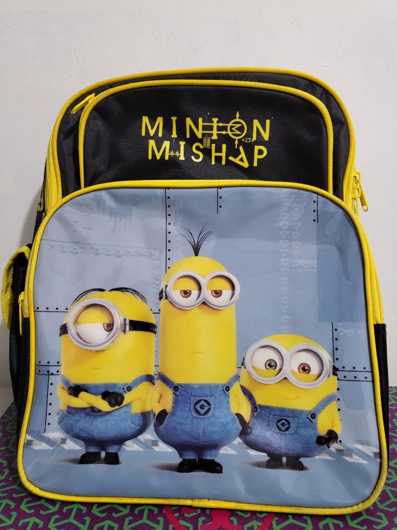 Minion backpack, Babies & Kids, Babies & Kids Fashion on Carousell