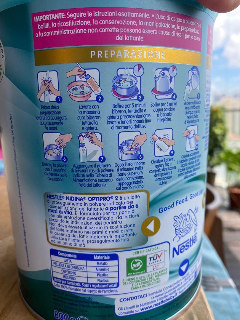 Nestle NAN Optipro 2 - selling 6 cans 800g, Babies & Kids, Nursing ...