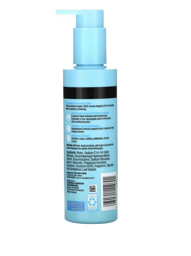 [Neutrogena] Skin Balancing Gel Cleanser 186ml, Beauty & Personal Care ...