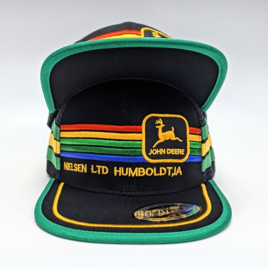 New cap John Deere rainbow colour topi vintage style, Men's Fashion ...