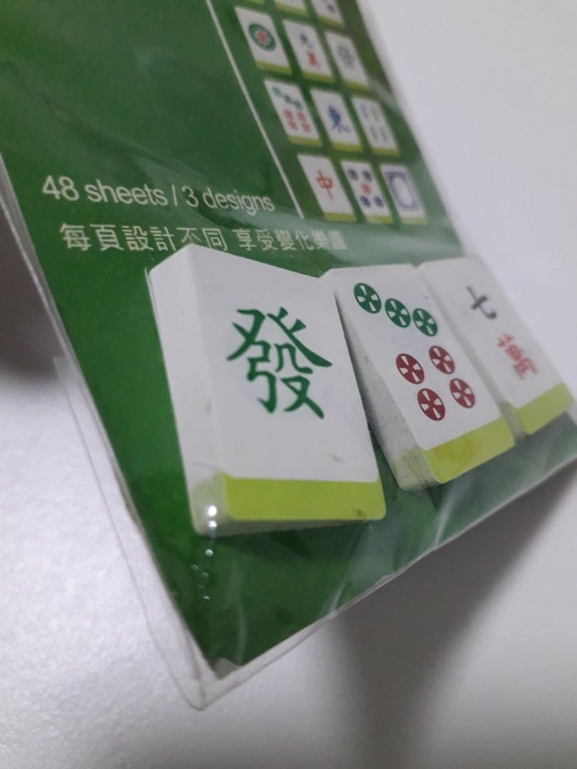 New mini adhesive marker Mahjong, Hobbies & Toys, Stationery & Craft ...