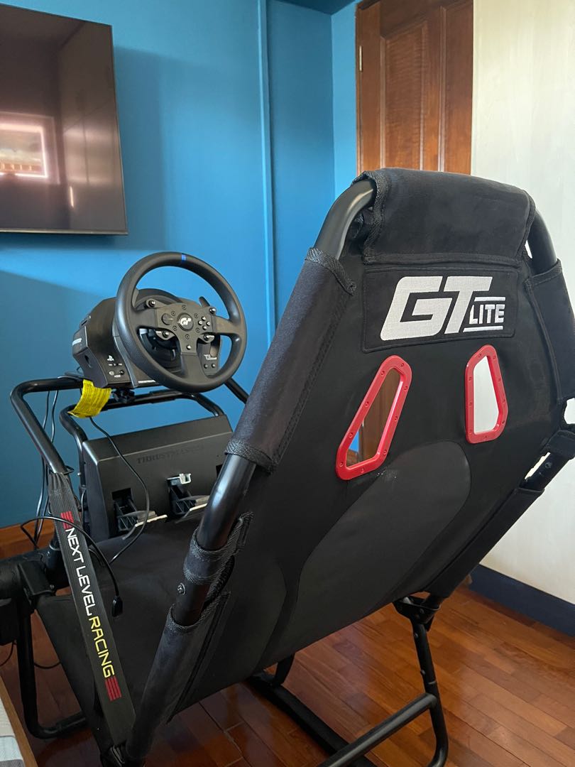 Next Level Racing GT Lite Cockpit and Trustmaster T300RS GT edition for ...