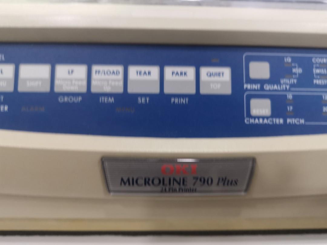 OKI MICROLINE 790 PLUS 24 PIN PRINTER, Computers & Tech, Printers ...