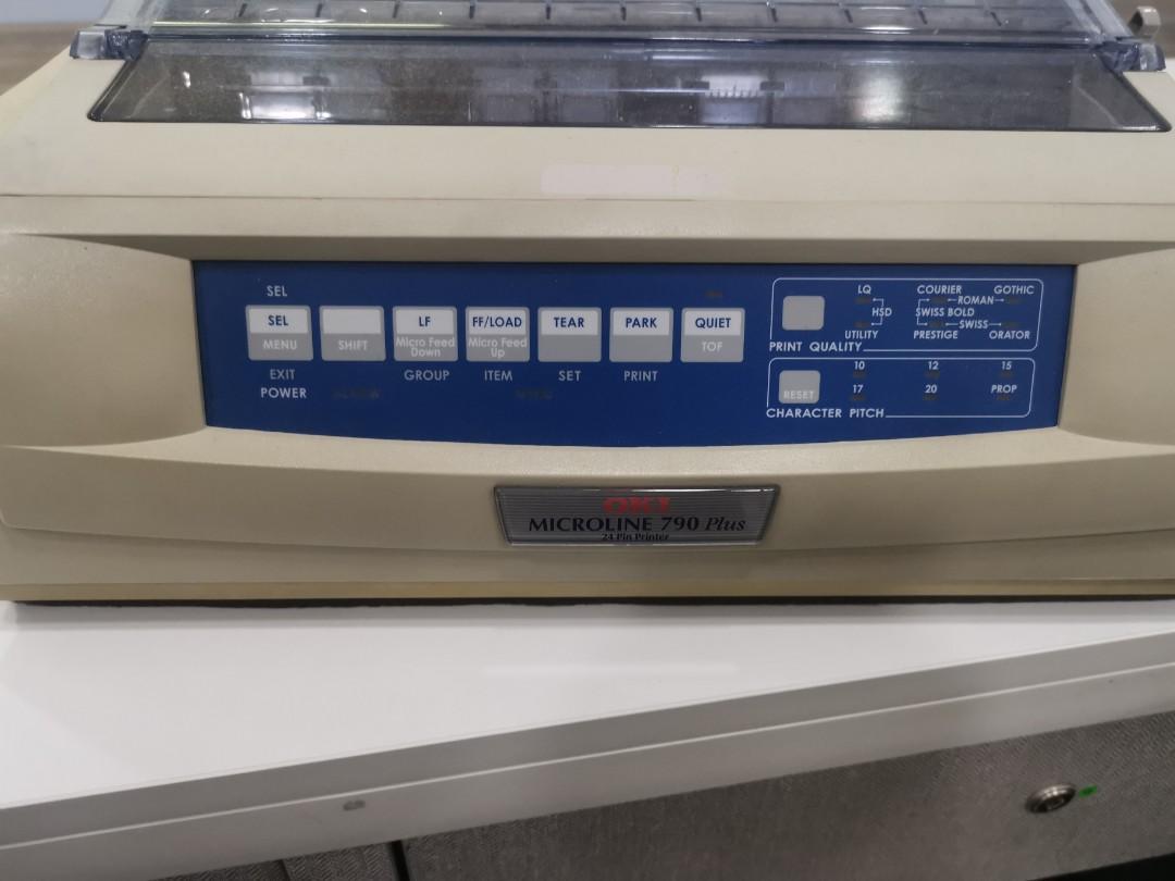 OKI MICROLINE 790 PLUS 24 PIN PRINTER, Computers & Tech, Printers ...