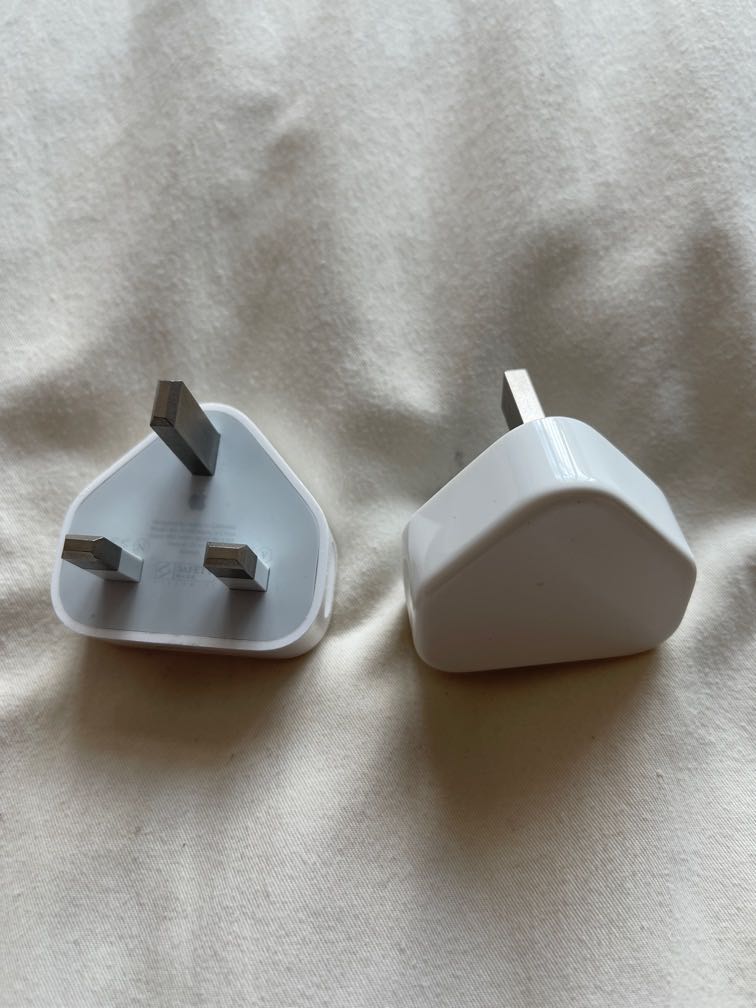 Original Apple Charger 3-Pin, Mobile Phones & Gadgets, Mobile & Gadget ...