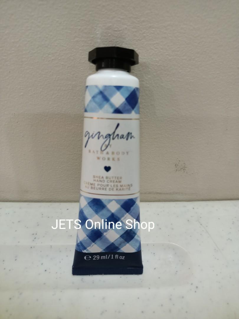 Original Bath & Body Works Gingham Hand Cream, Beauty & Personal Care ...