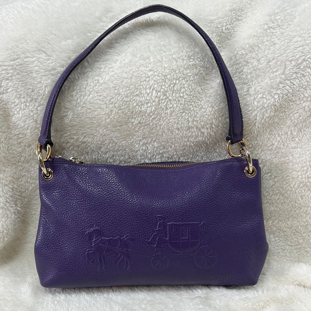 Original Violet Coach Bag, Luxury, Bags & Wallets on Carousell