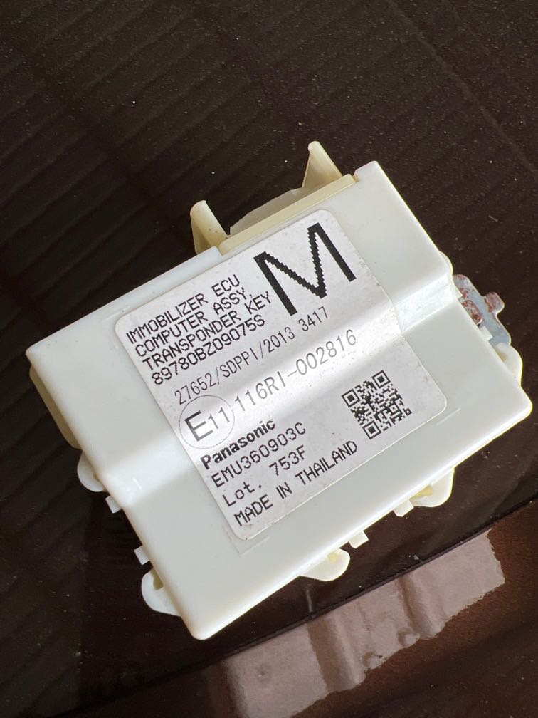 Perodua Axia ECU Immobilizer Box Transponder Key, Auto Accessories on ...