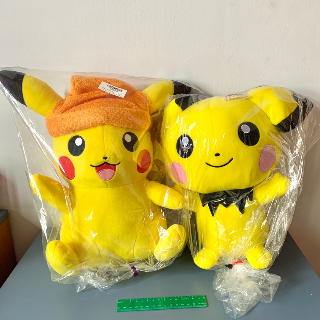Pikachu & Pichu (Pokemon Soft Toy/Plushie/Toreba, Hobbies & Toys, Toys ...