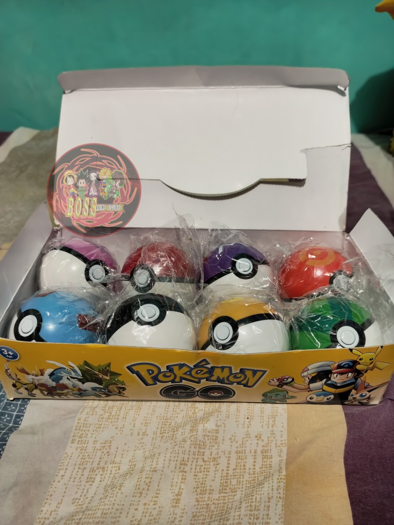 Pokeballs set of 8, Hobbies & Toys, Toys & Games on Carousell