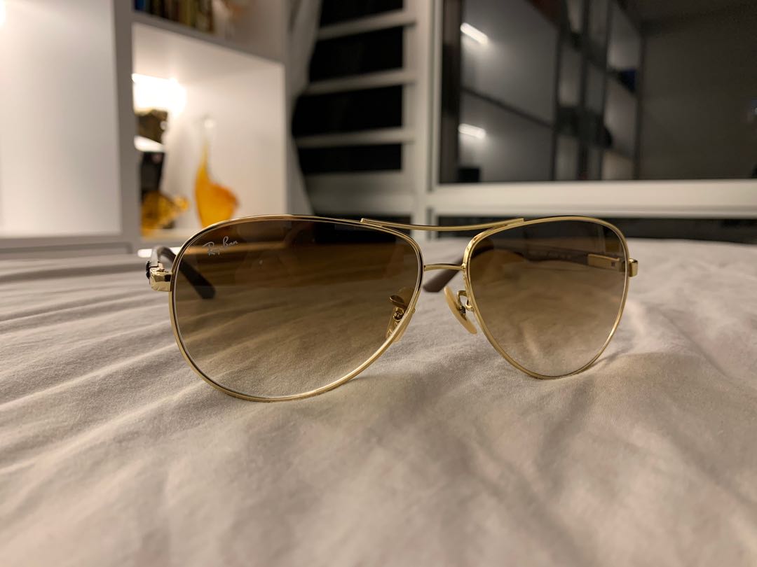 Ray Ban Tech RB8313 Aviator Style with Carbon Fiber, Women's Fashion ...