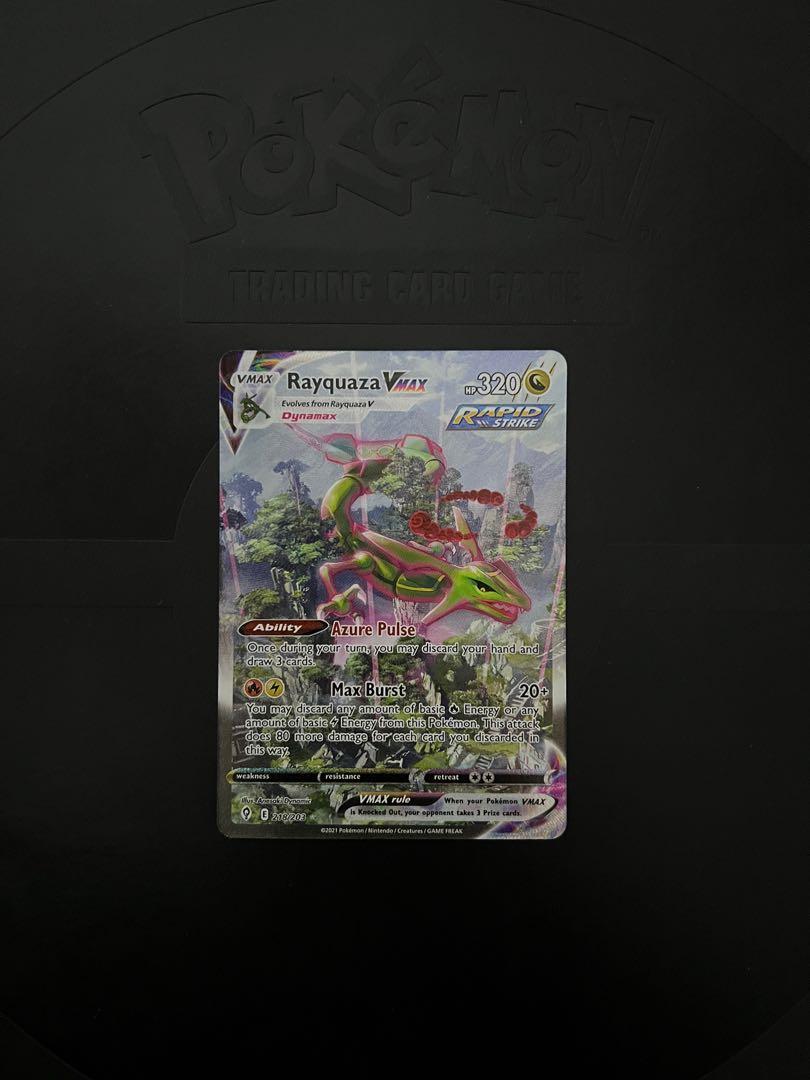 Rayquaza VMAX AA / Alt Art / Alternate Art Pokémon Pokemon Full Art ...