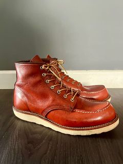 Red Wing 8249 Moc toe Redwing Safety Boots , Men's Fashion, Footwear ...