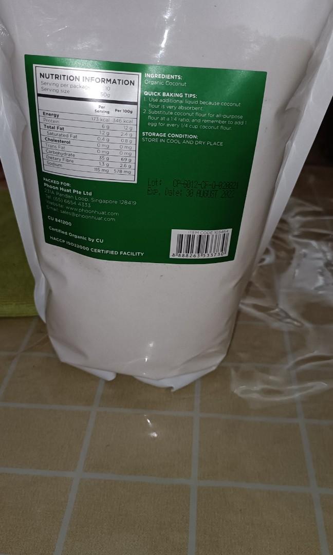 RedMan Coconut flour, Food & Drinks, Packaged & Instant Food on Carousell