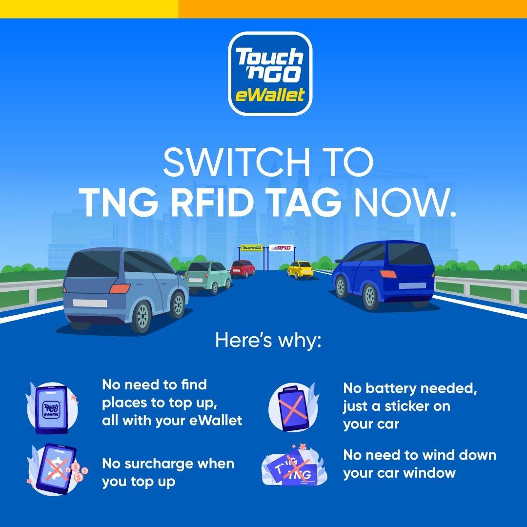 RFID Powered by Touch N Go, Car Accessories, Accessories on Carousell