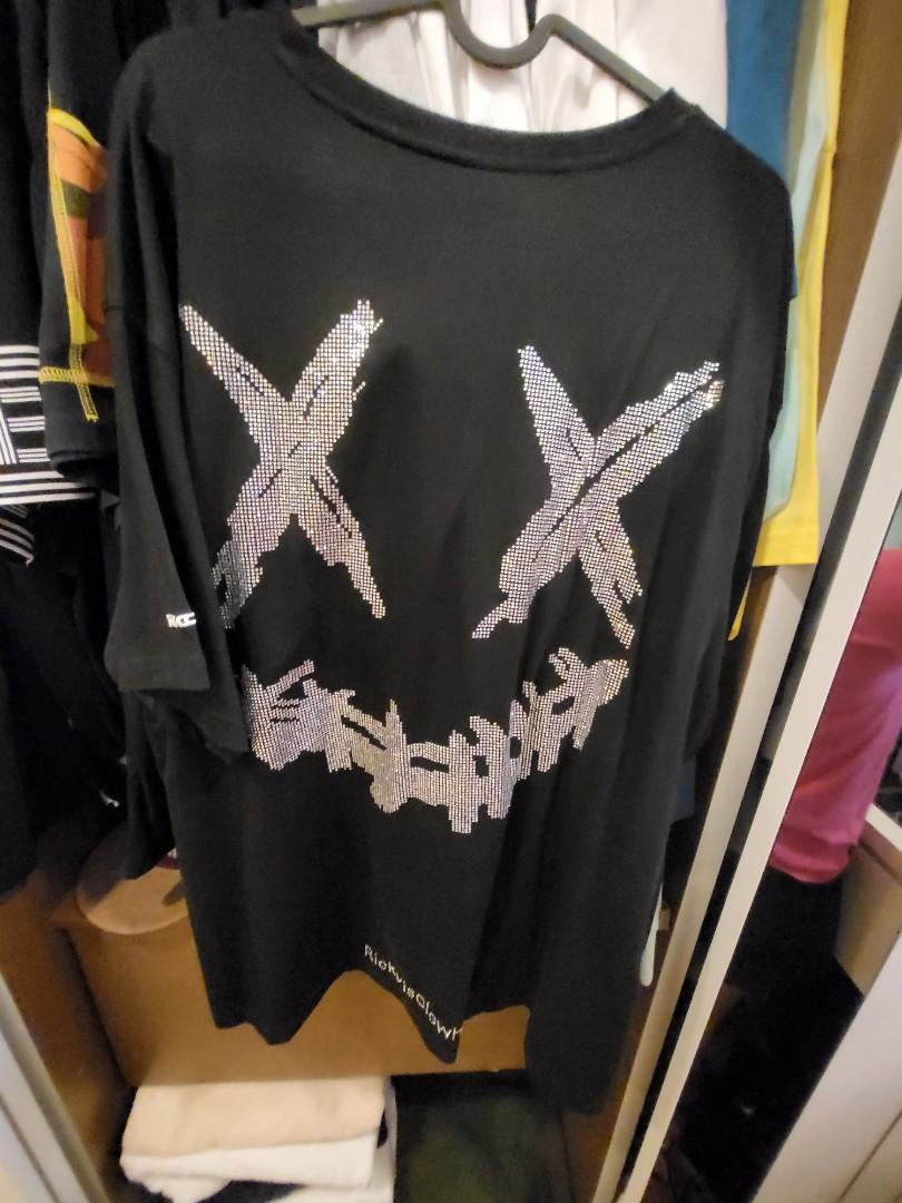 Ricky is clown Crystal embellished, Men's Fashion, Tops & Sets, Tshirts ...