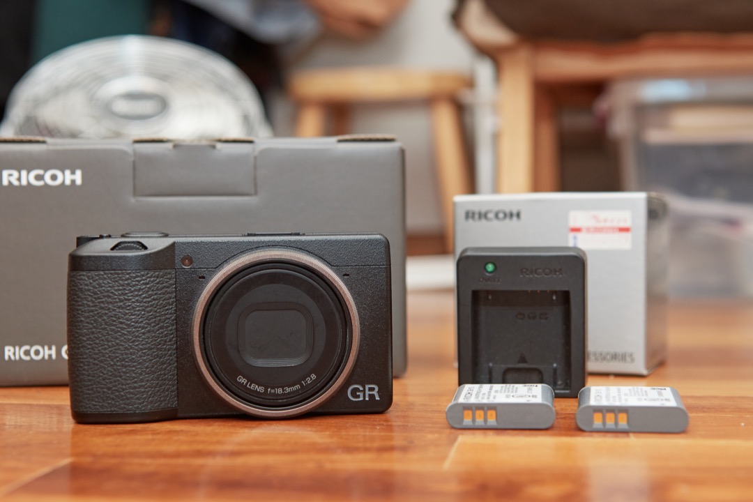 Ricoh GR III with Box, Original Batteries, Charger and Dark Grey Ring ...