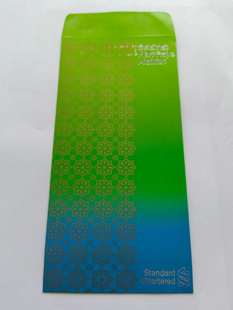 Sampul raya standard chartered sdr Green packet, Hobbies & Toys ...