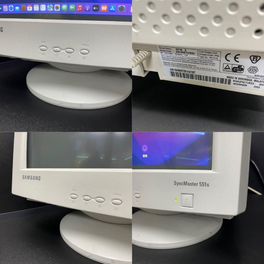Samsung 15" CRT Monitor｜15吋 1024x768 解像度｜比例 4:3｜VGA 輸入｜可以連 Windows ...