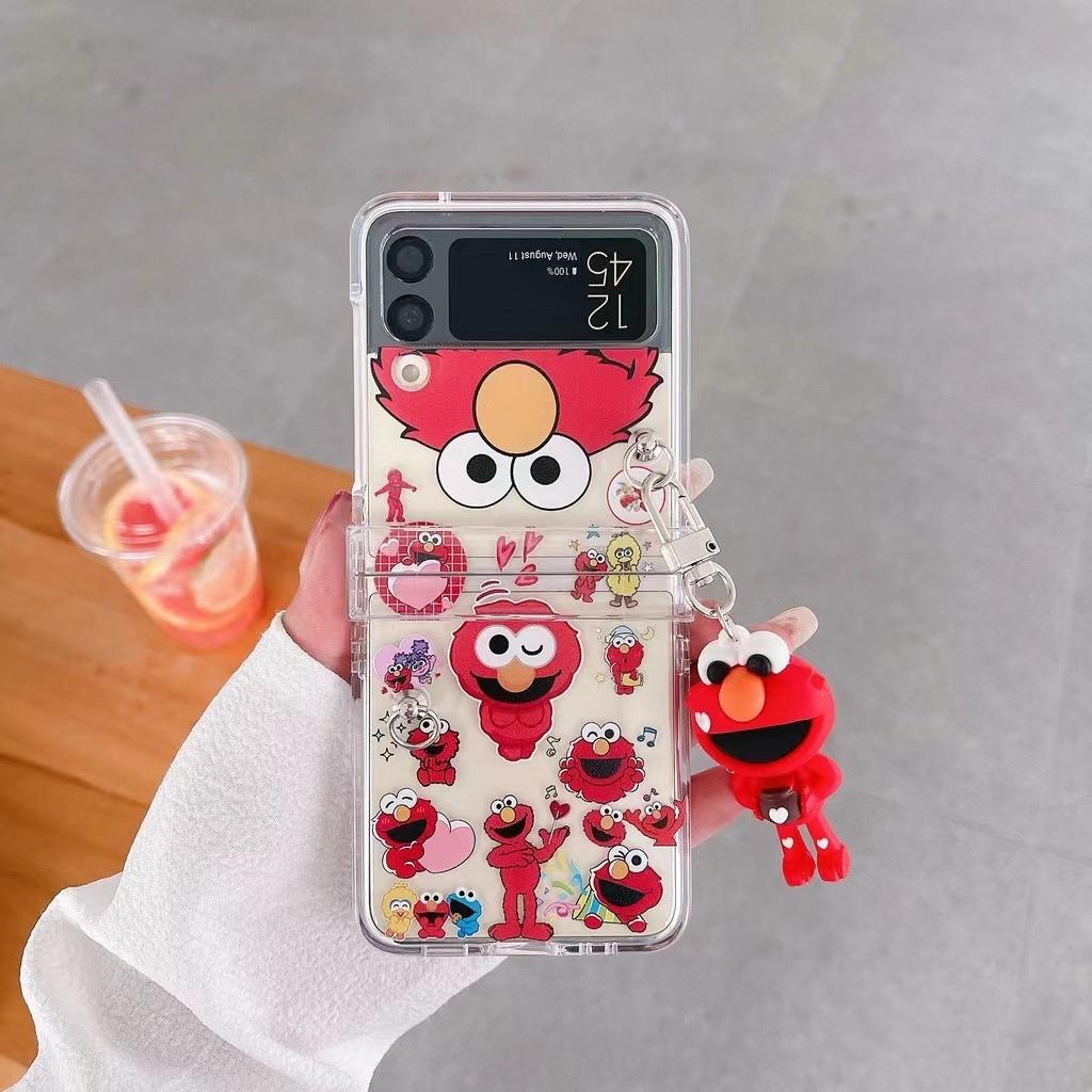 [Samsung] Coellica's Cute Red Elmo Designed Samsung Z Flip 3 Phone Case ...