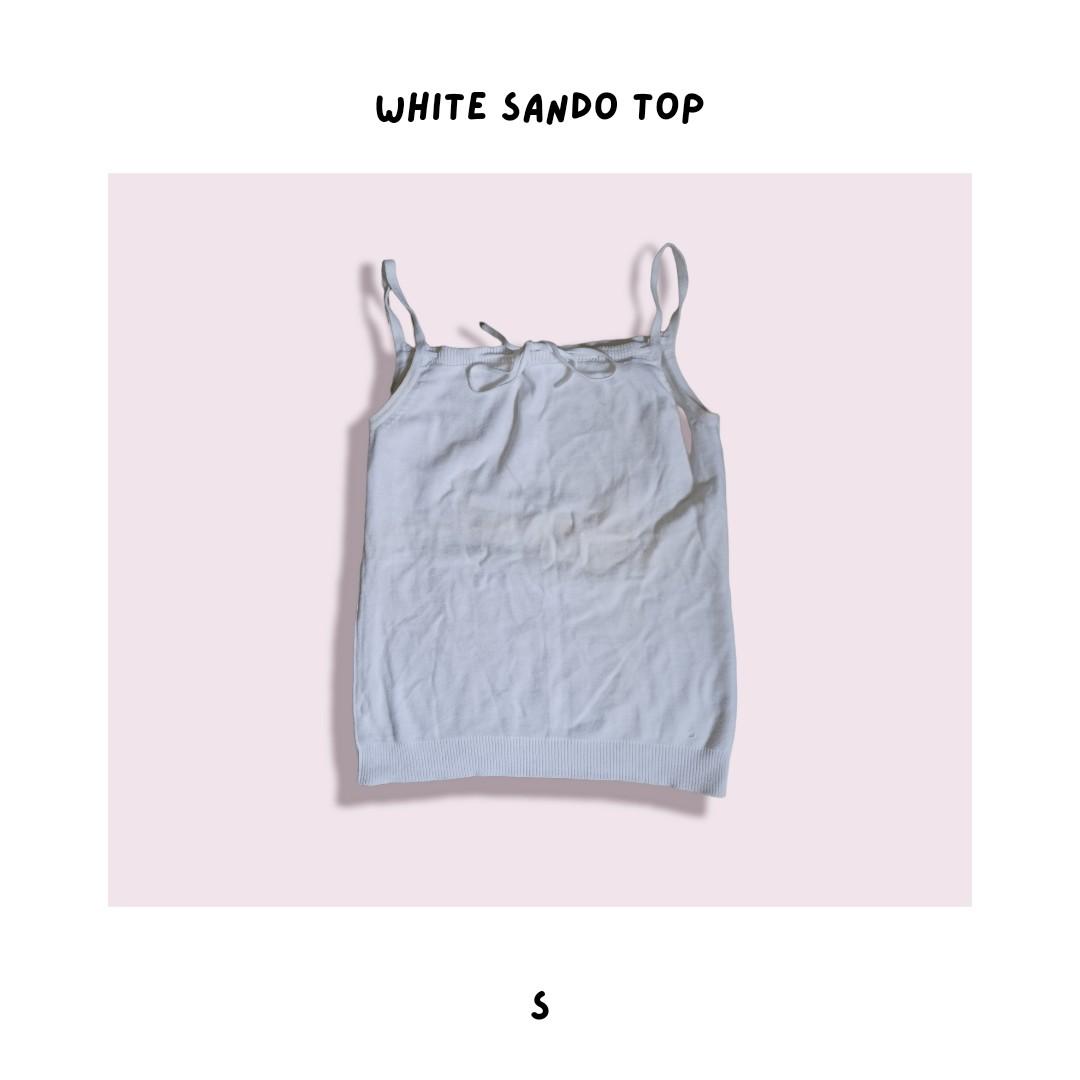 Sando top, Women's Fashion, Tops, Sleeveless on Carousell