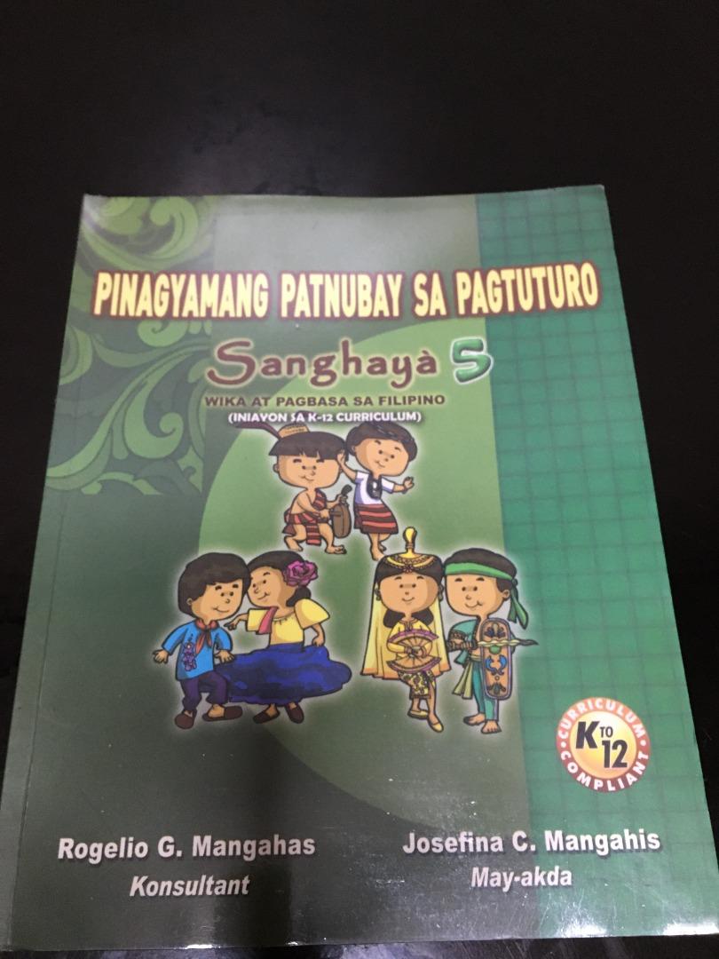 Sanghaya 5 Wika at Pagbasa sa Filipino (kto12) Teachers Guide, Hobbies ...