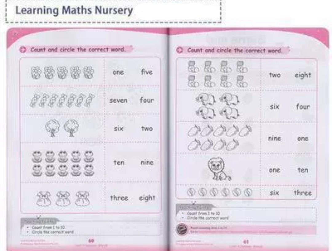 SAP Learning Math Nursery, Hobbies & Toys, Books & Magazines, Children ...