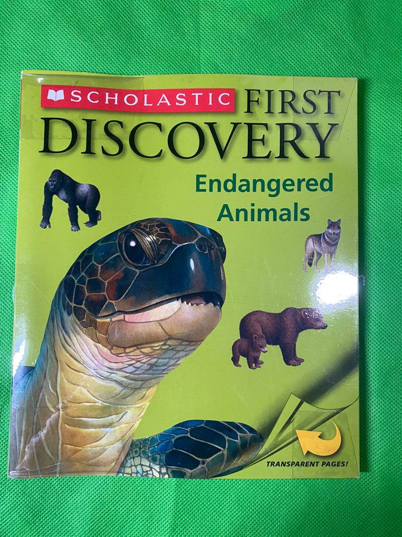 SCHOLASTIC FIRST DISCOVERY ENDANGERED ANIMALS, Hobbies & Toys, Books ...