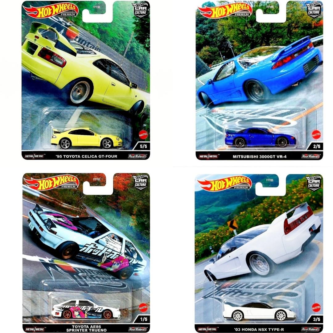 Hot Wheels Premium Mountain Drifters Toyoto AE86 Sprinter Trueno ...