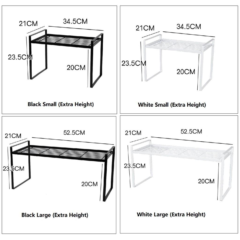 Simple Stackable Kitchen Rack Organizer Spice Rack Space Saving Shelf ...