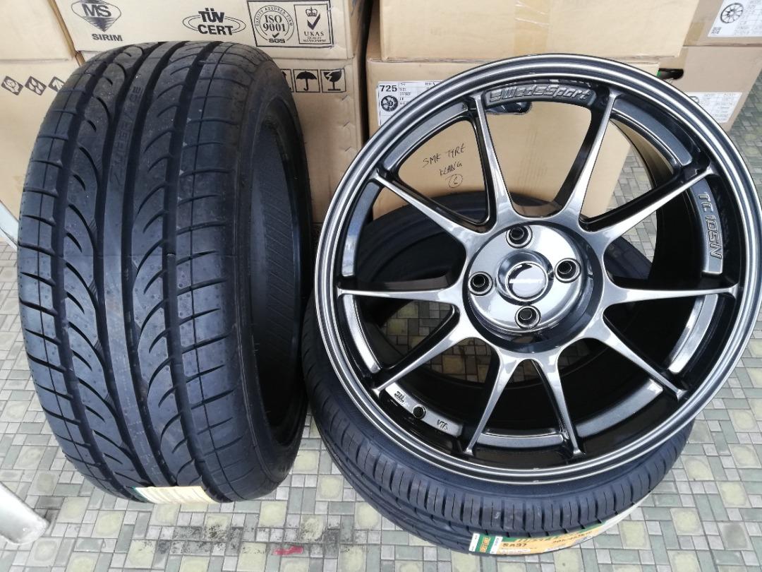 sport rim tc105N made in thailand 17 inch siap tayar baru, Auto ...